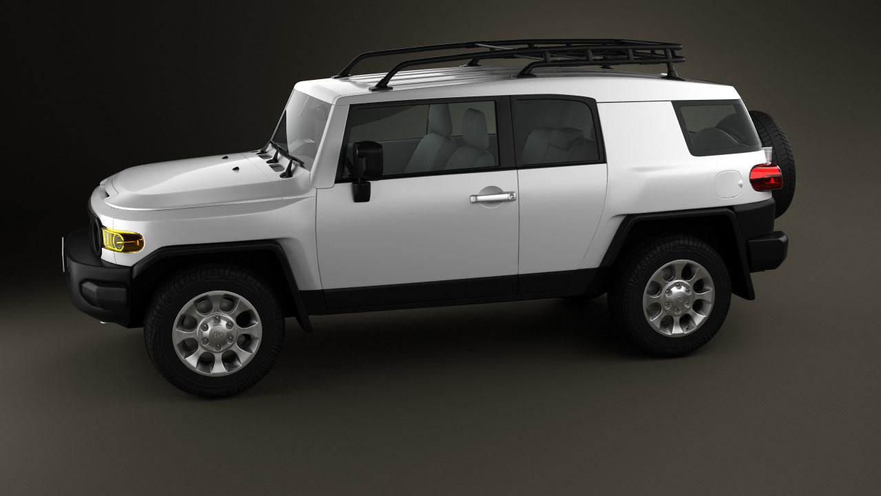 360 view of Toyota FJ Cruiser 2012 3D model - 3DModels store