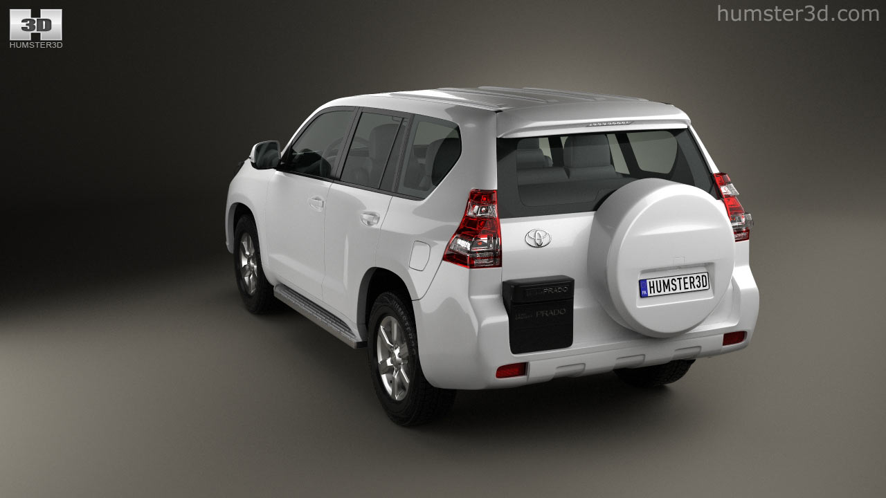 360 view of Toyota Land Cruiser Prado (J150) 5-door 2016 3D model ...