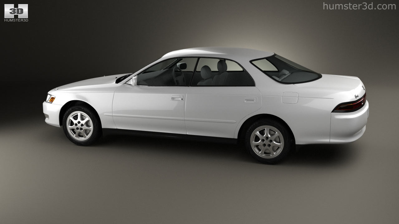 360 view of Toyota Mark II (X90) 1996 3D model - 3DModels store