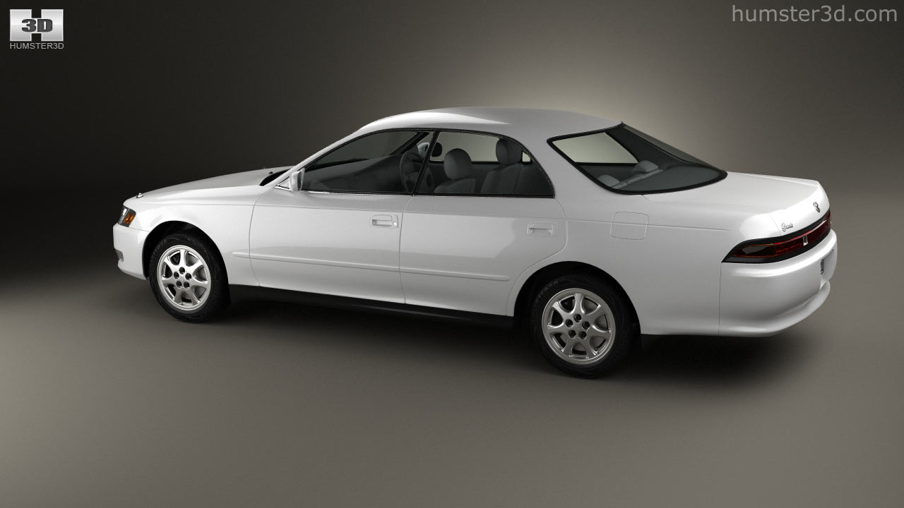 360 view of Toyota Mark II (X90) 1996 3D model - 3DModels store