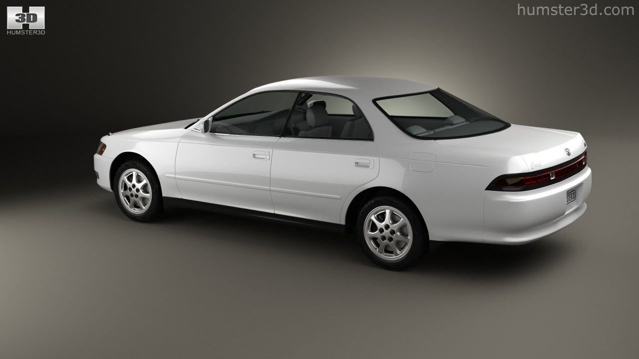 360 view of Toyota Mark II (X90) 1996 3D model - 3DModels store