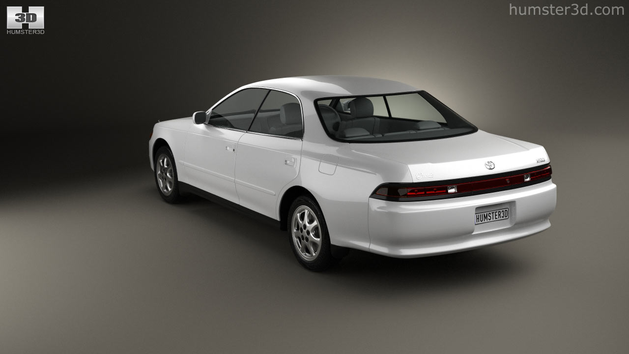 360 view of Toyota Mark II (X90) 1996 3D model - 3DModels store