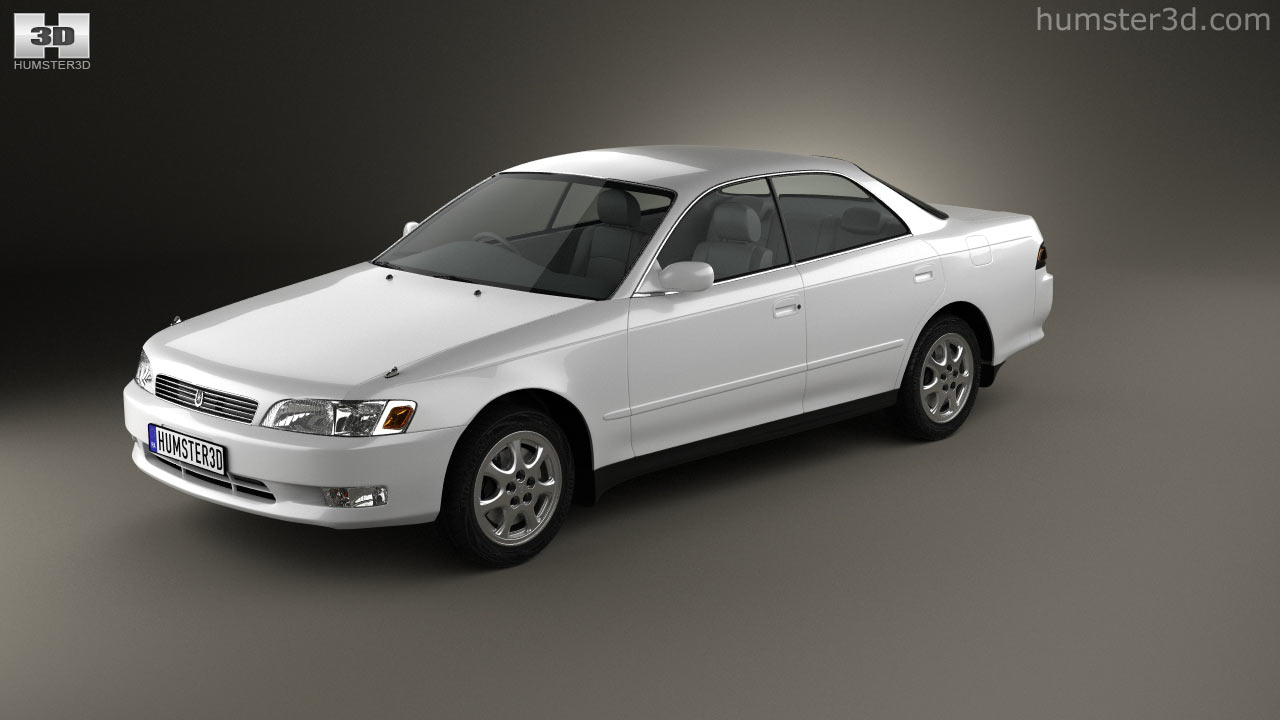 360 view of Toyota Mark II (X90) 1996 3D model - 3DModels store