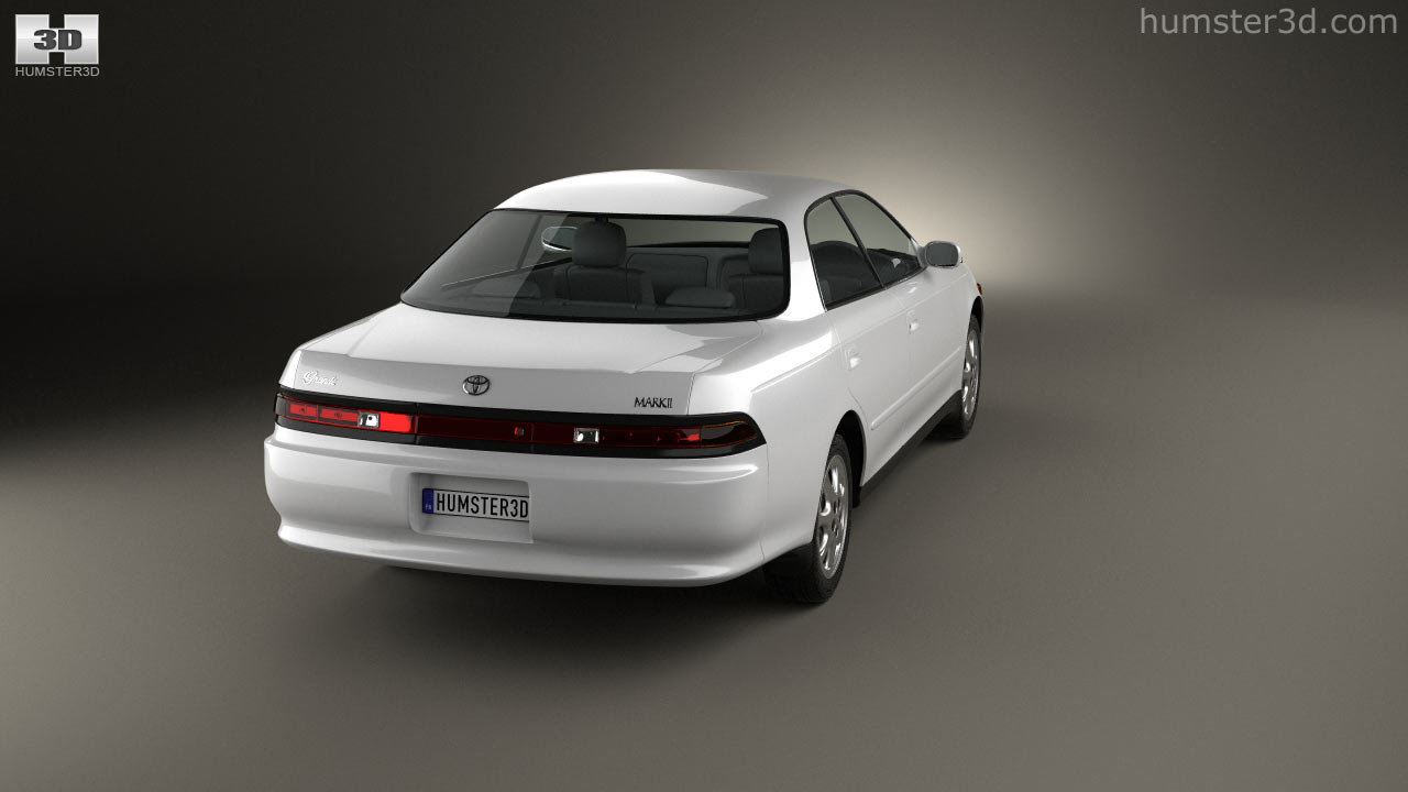 360 view of Toyota Mark II (X90) 1996 3D model - 3DModels store