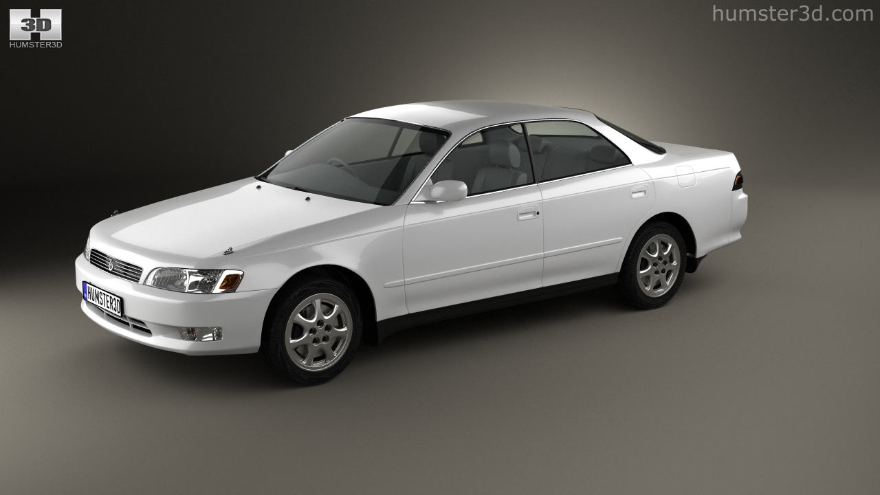 360 view of Toyota Mark II (X90) 1996 3D model - 3DModels store