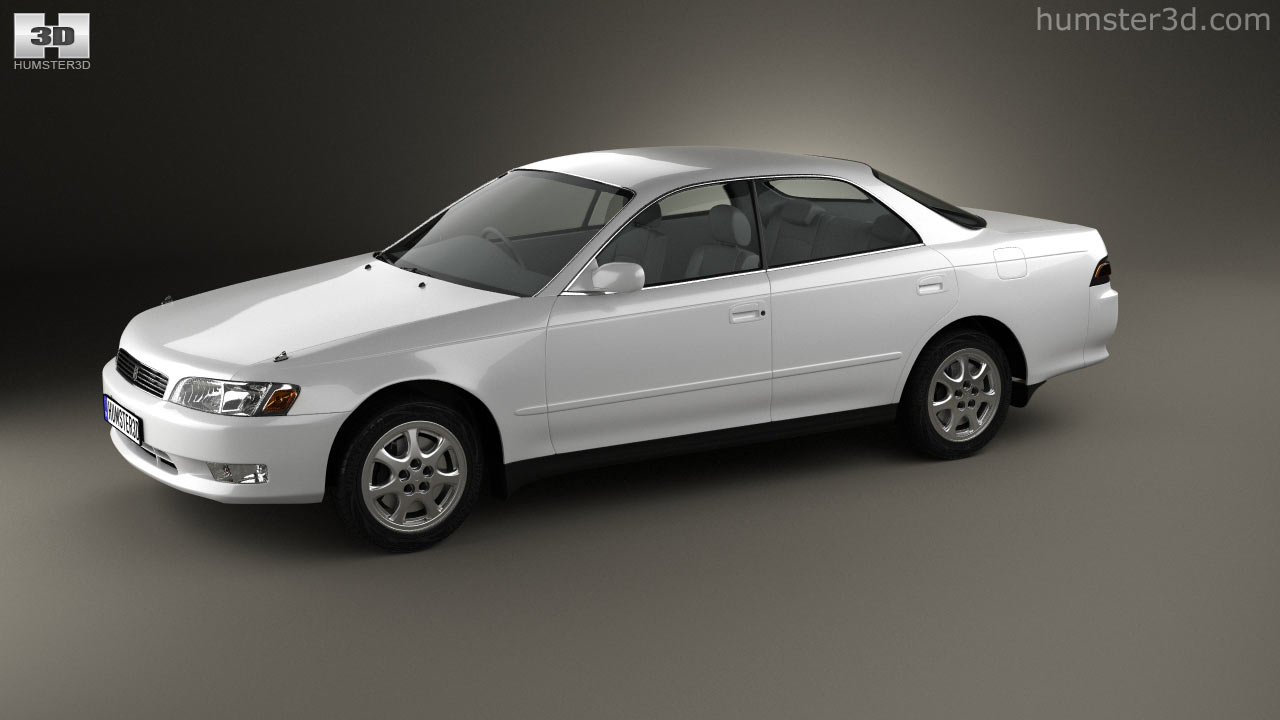 360 view of Toyota Mark II (X90) 1996 3D model - 3DModels store
