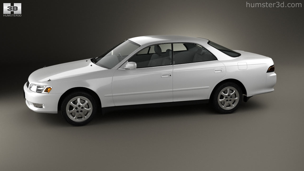 360 view of Toyota Mark II (X90) 1996 3D model - 3DModels store