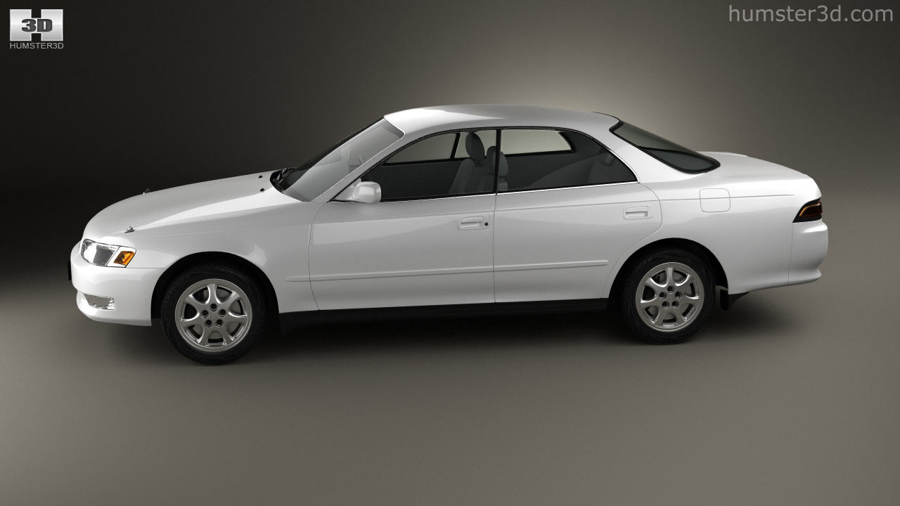 360 view of Toyota Mark II (X90) 1996 3D model - 3DModels store