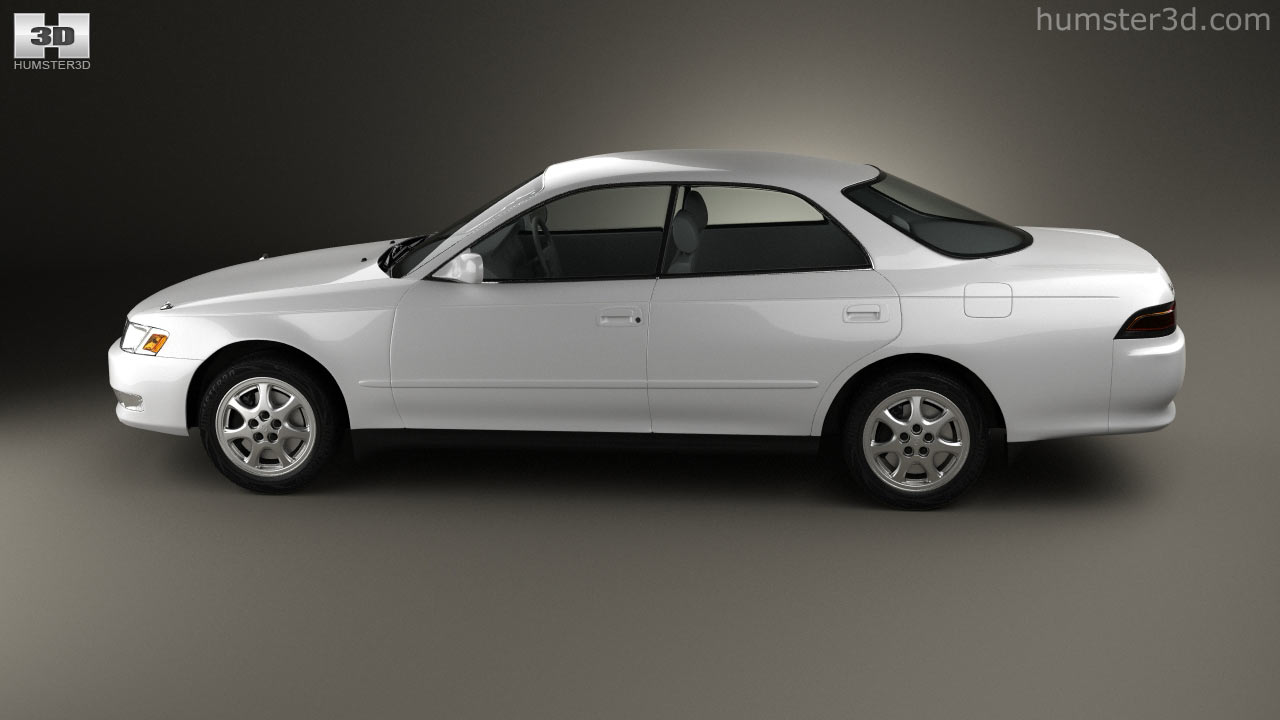 360 view of Toyota Mark II (X90) 1996 3D model - 3DModels store