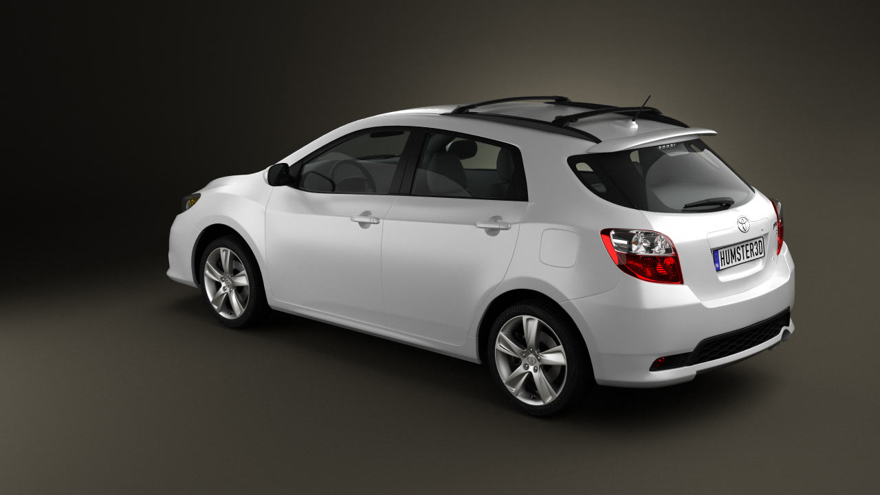 360 view of Toyota Matrix (Voltz) 2014 3D model - 3DModels store