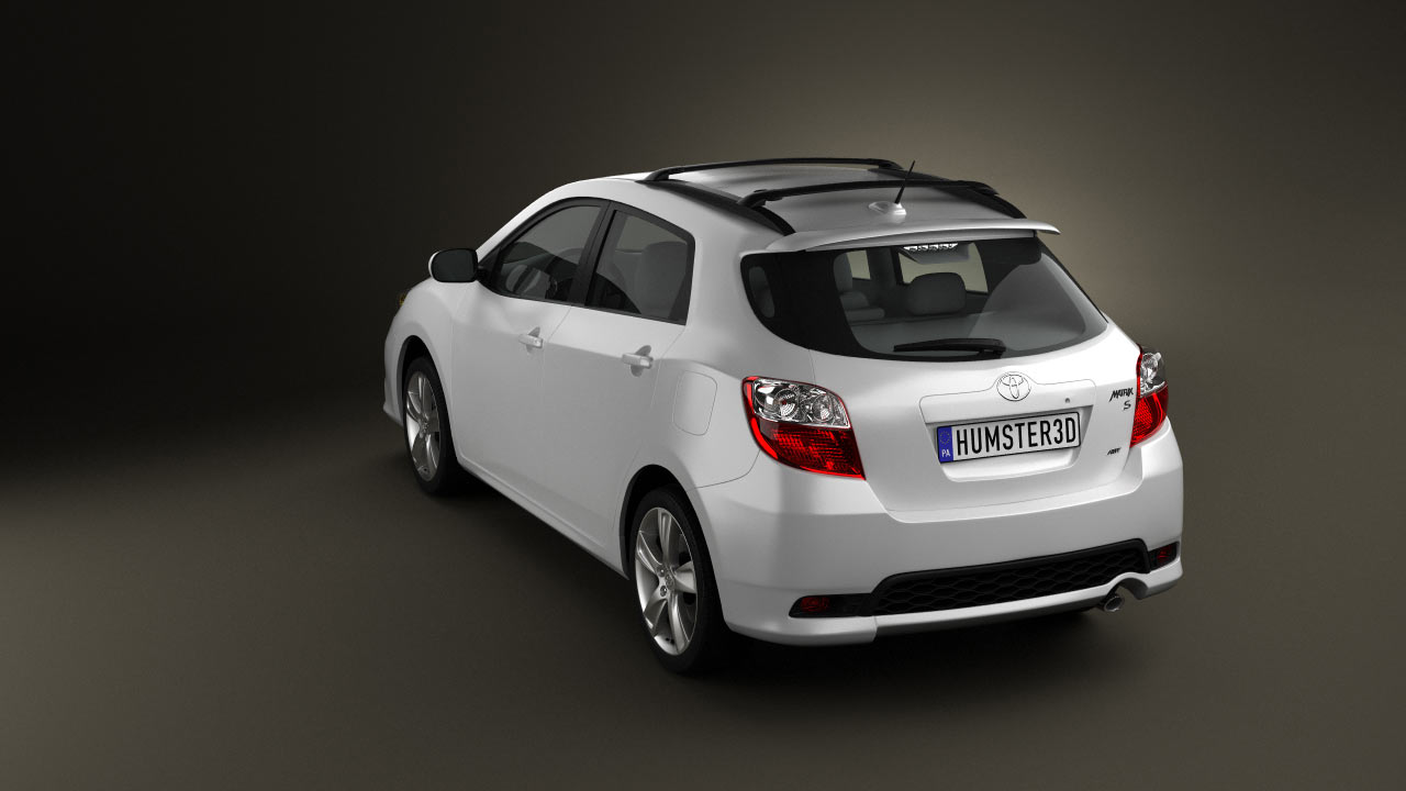 360 view of Toyota Matrix (Voltz) 2014 3D model - 3DModels store