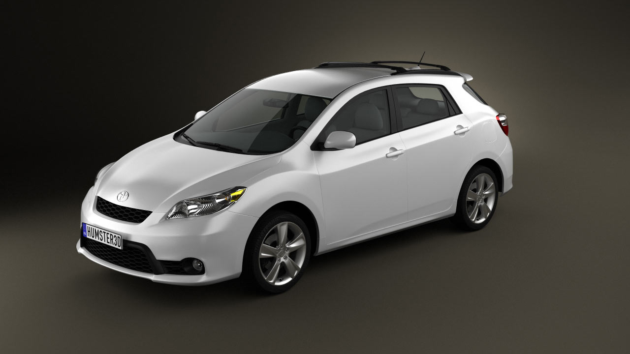 360 view of Toyota Matrix (Voltz) 2014 3D model - 3DModels store