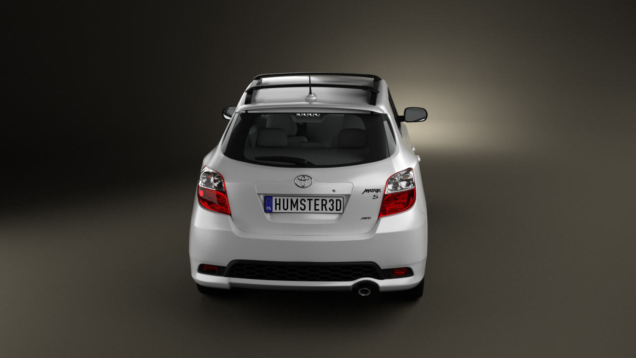 360 view of Toyota Matrix (Voltz) 2014 3D model - 3DModels store