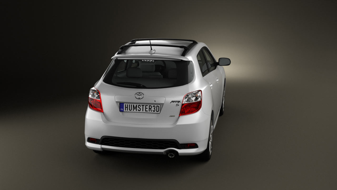 360 view of Toyota Matrix (Voltz) 2014 3D model - 3DModels store