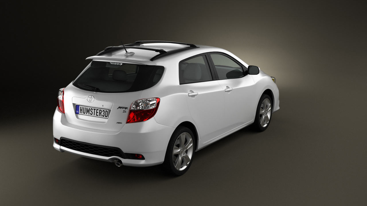 360 view of Toyota Matrix (Voltz) 2014 3D model - 3DModels store