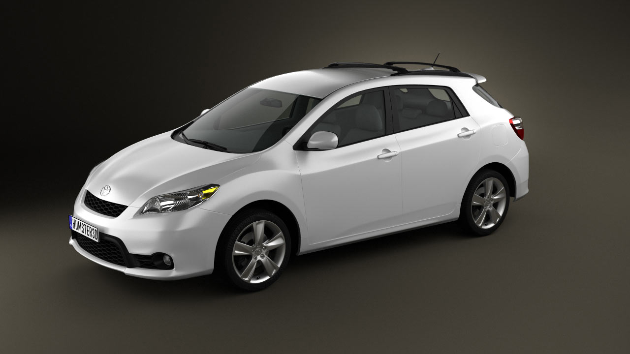 360 view of Toyota Matrix (Voltz) 2014 3D model - 3DModels store