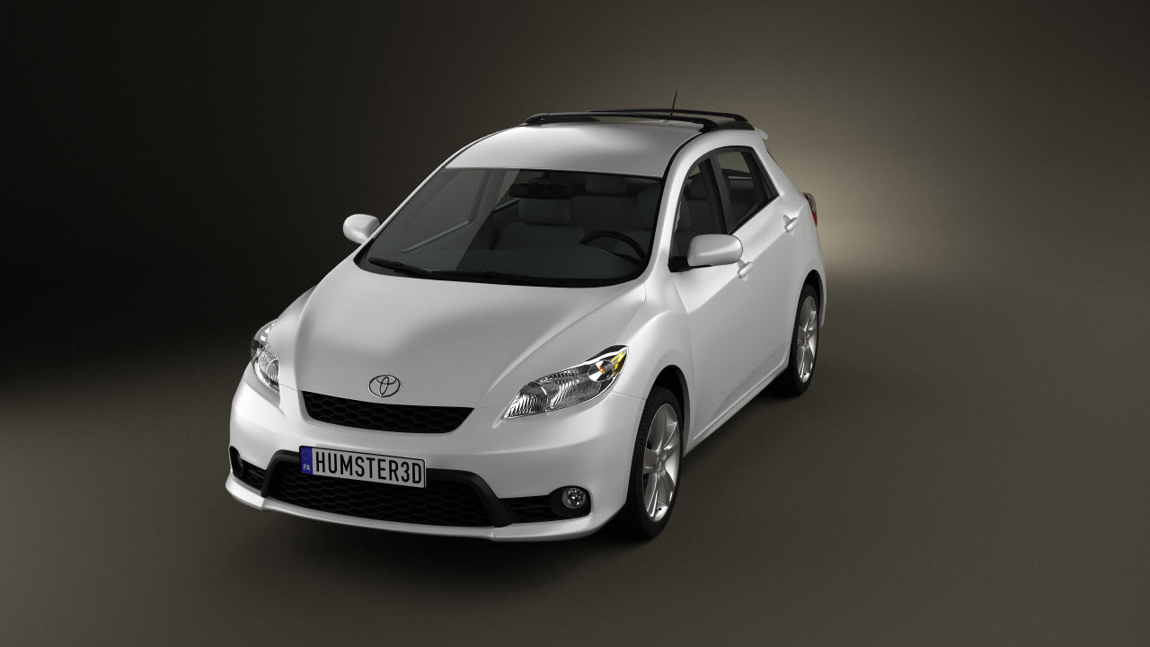 360 view of Toyota Matrix (Voltz) 2014 3D model - 3DModels store