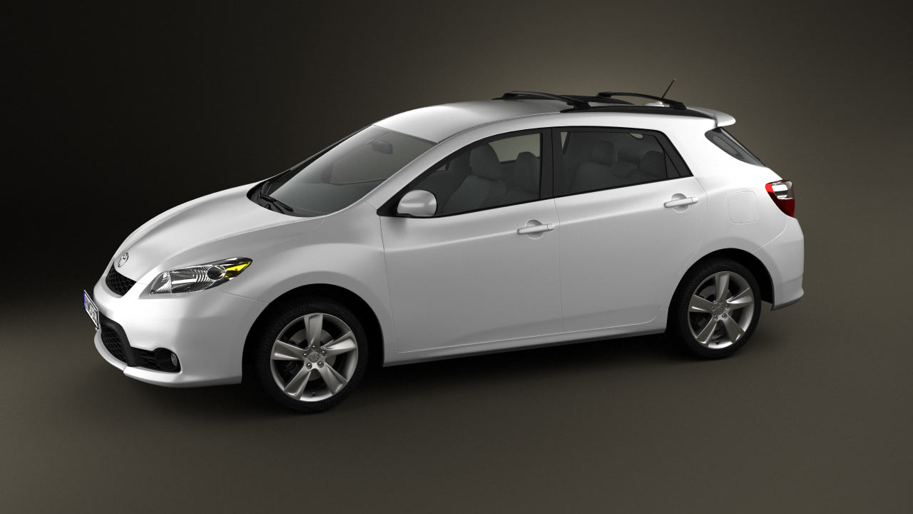 360 view of Toyota Matrix (Voltz) 2014 3D model - 3DModels store