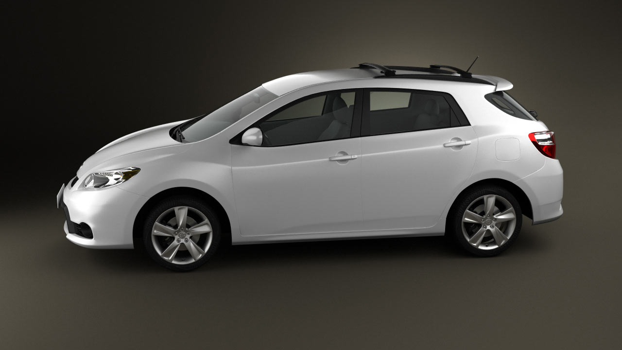 360 view of Toyota Matrix (Voltz) 2014 3D model - 3DModels store