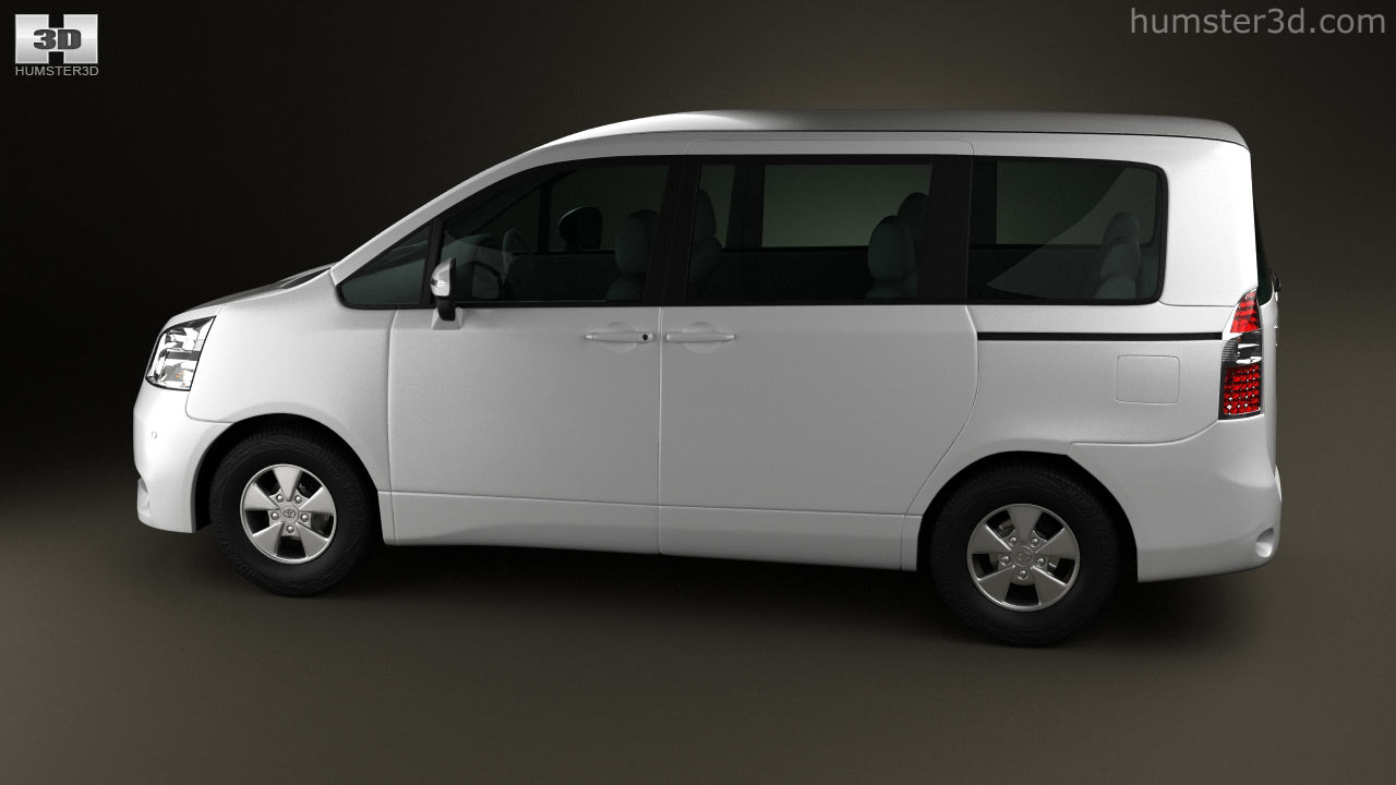 360 view of Toyota Noah (Voxy) 2012 3D model - 3DModels store