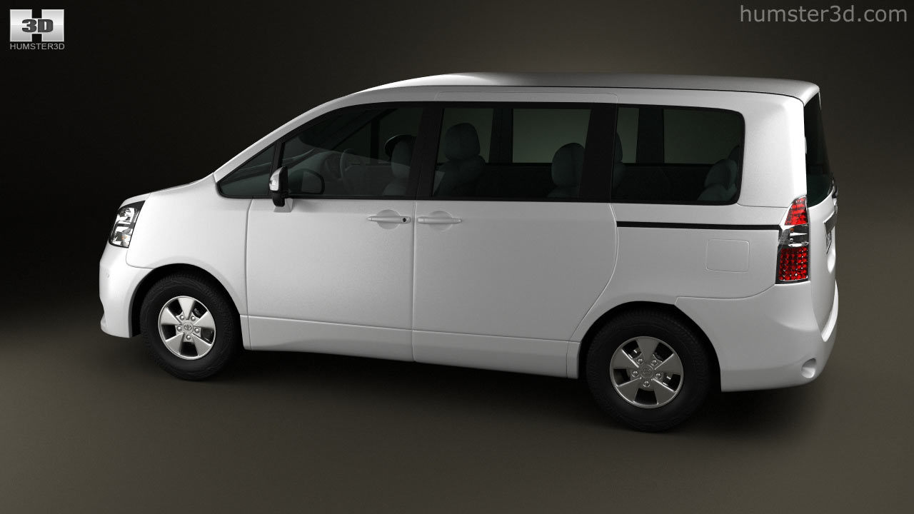 360 view of Toyota Noah (Voxy) 2012 3D model - 3DModels store
