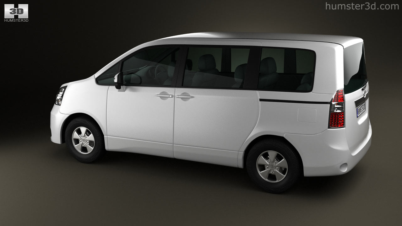360 view of Toyota Noah (Voxy) 2012 3D model - 3DModels store