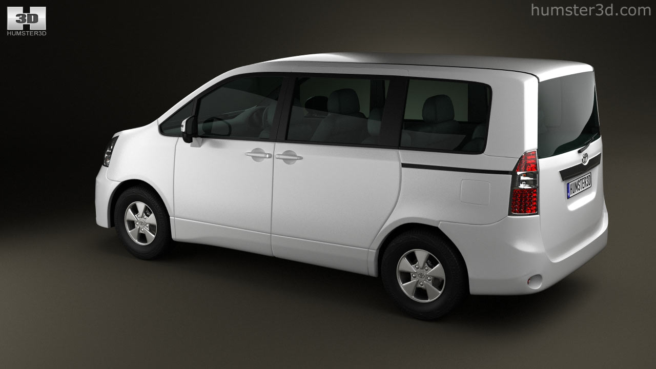 360 view of Toyota Noah (Voxy) 2012 3D model - 3DModels store