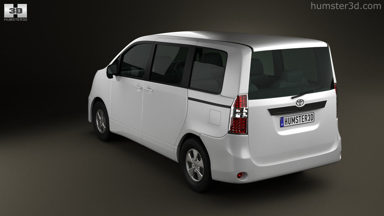 360 view of Toyota Noah (Voxy) 2012 3D model - 3DModels store