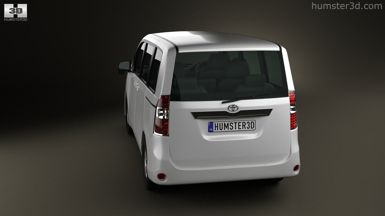 360 view of Toyota Noah (Voxy) 2012 3D model - 3DModels store