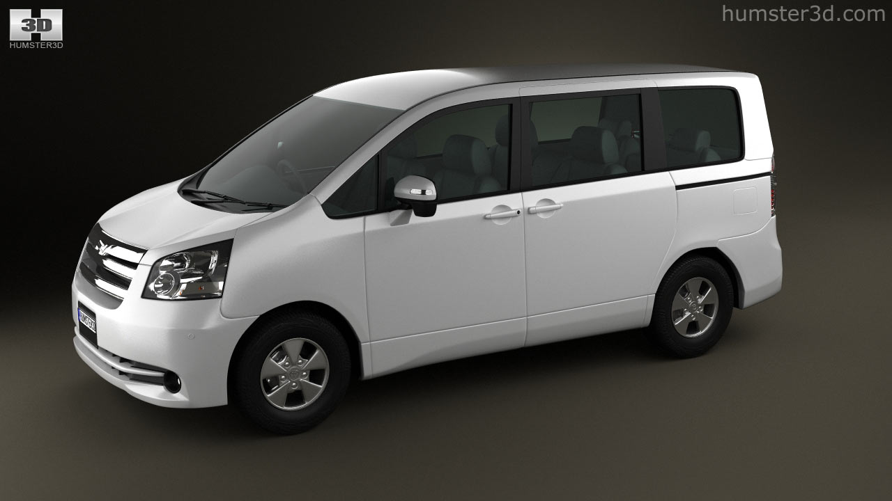 360 view of Toyota Noah (Voxy) 2012 3D model - 3DModels store