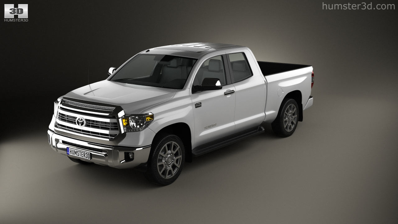 360 view of Toyota Tundra Double Cab 2016 3D model - 3DModels store