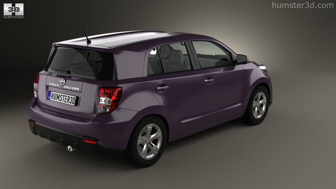 360 view of Toyota Urban Cruiser 2014 3D model - 3DModels store