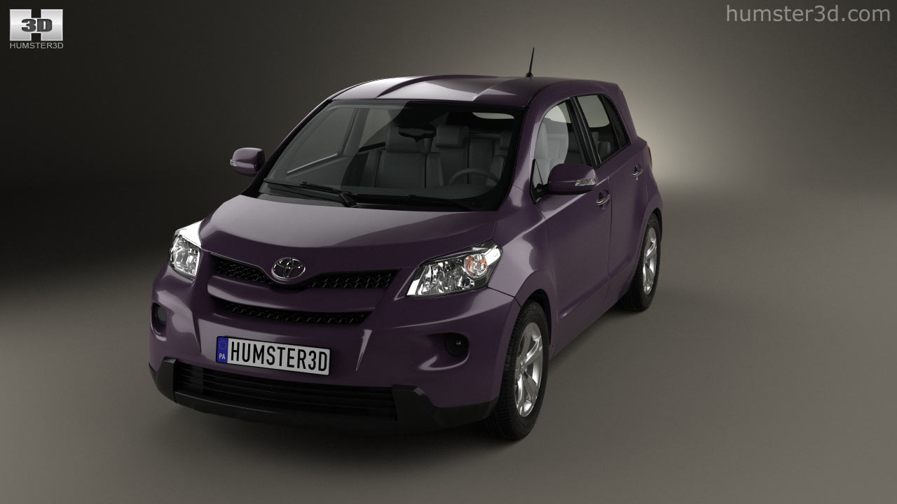 360 view of Toyota Urban Cruiser 2014 3D model - 3DModels store