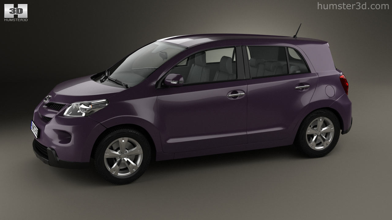 360 view of Toyota Urban Cruiser 2014 3D model - 3DModels store