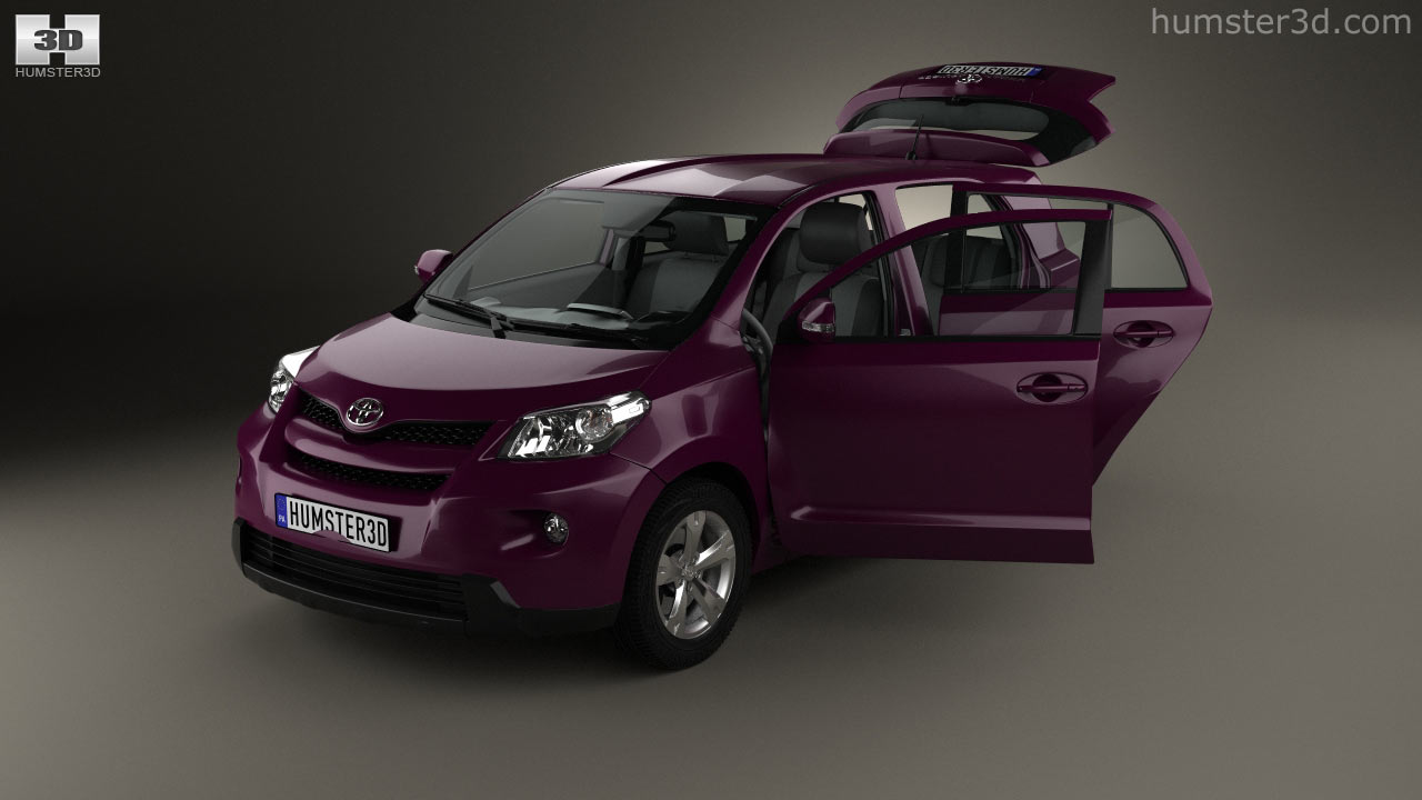 360 view of Toyota Urban Cruiser with HQ interior 2014 3D model ...