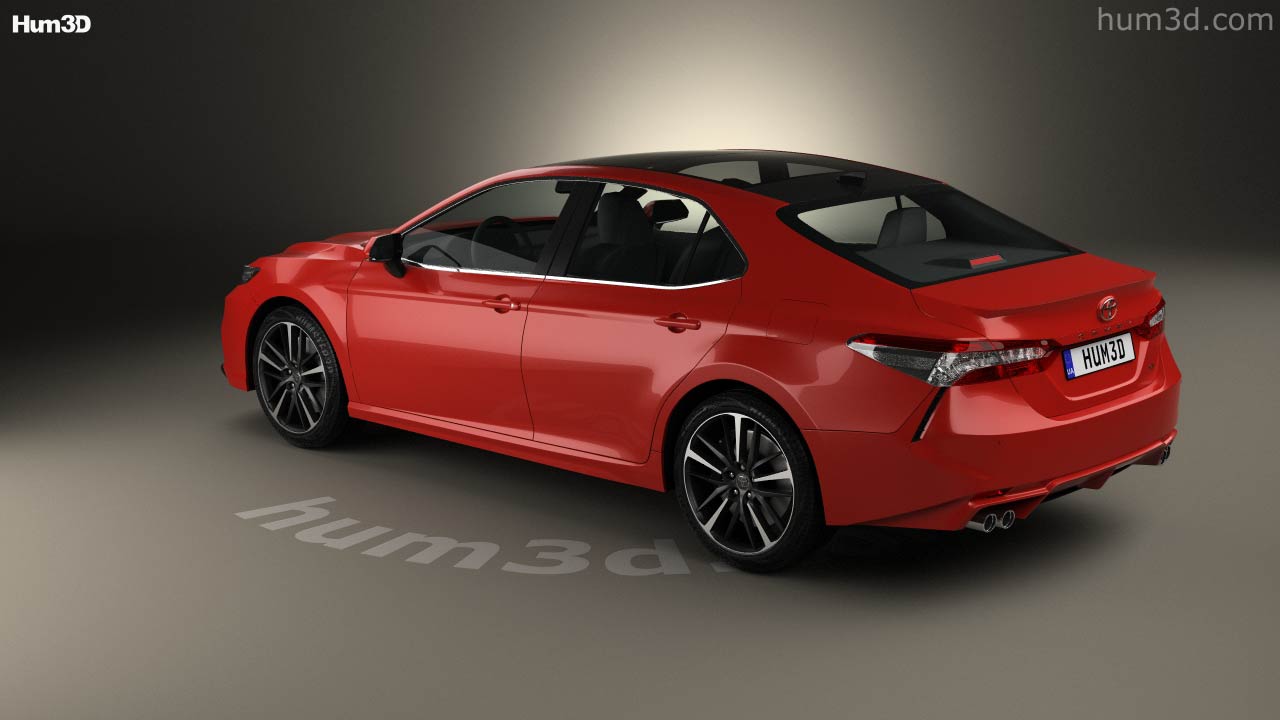 360 view of Toyota Camry XSE 2021 3D model - 3DModels store