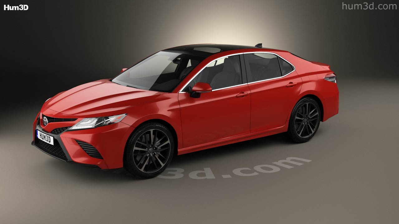360 view of Toyota Camry XSE 2021 3D model - 3DModels store