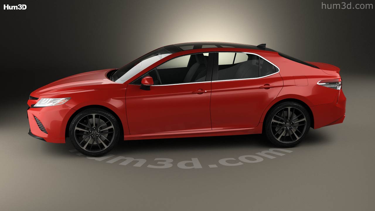 360 view of Toyota Camry XSE 2021 3D model - 3DModels store