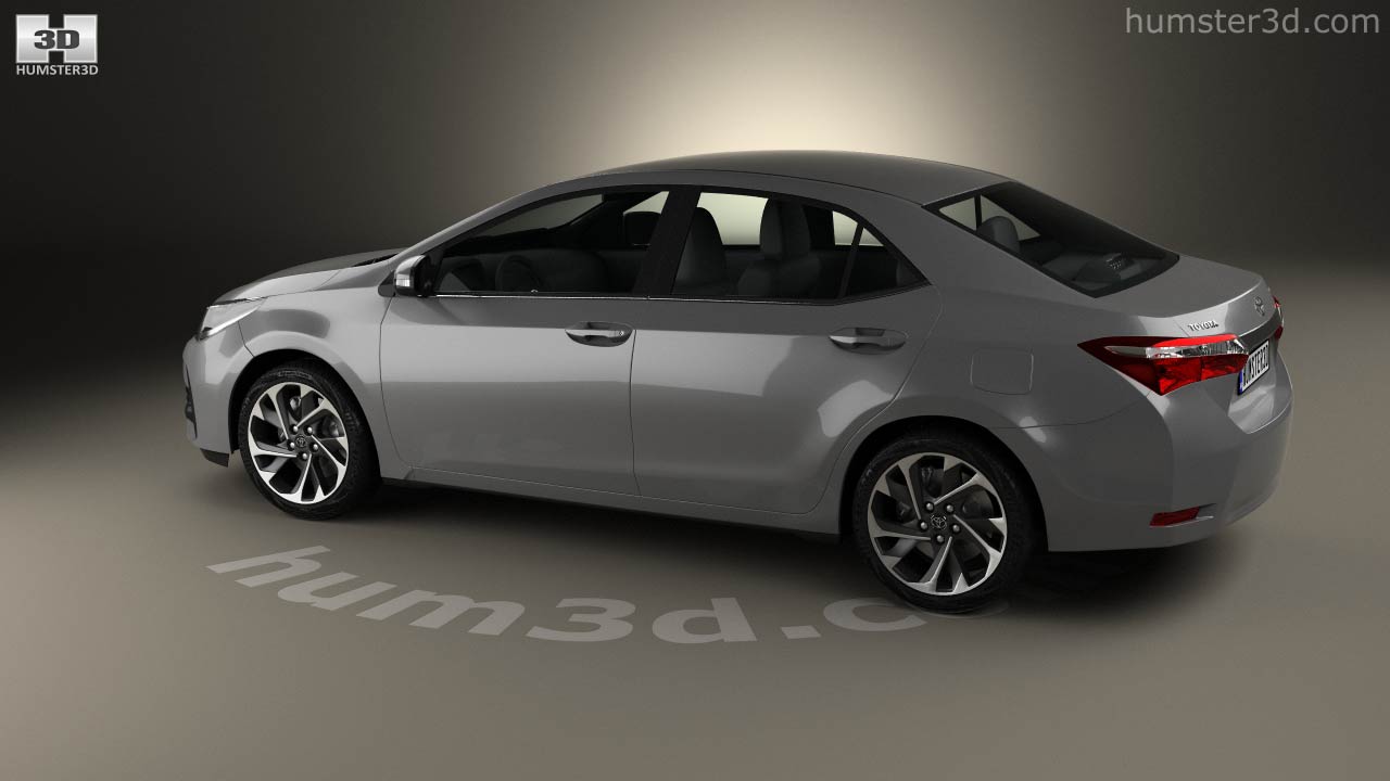 360 view of Toyota Corolla 2019 3D model - 3DModels store