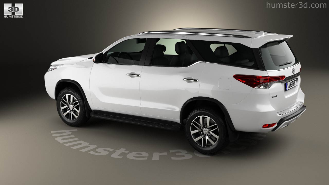 360 view of Toyota Fortuner VXR 2019 3D model - 3DModels store