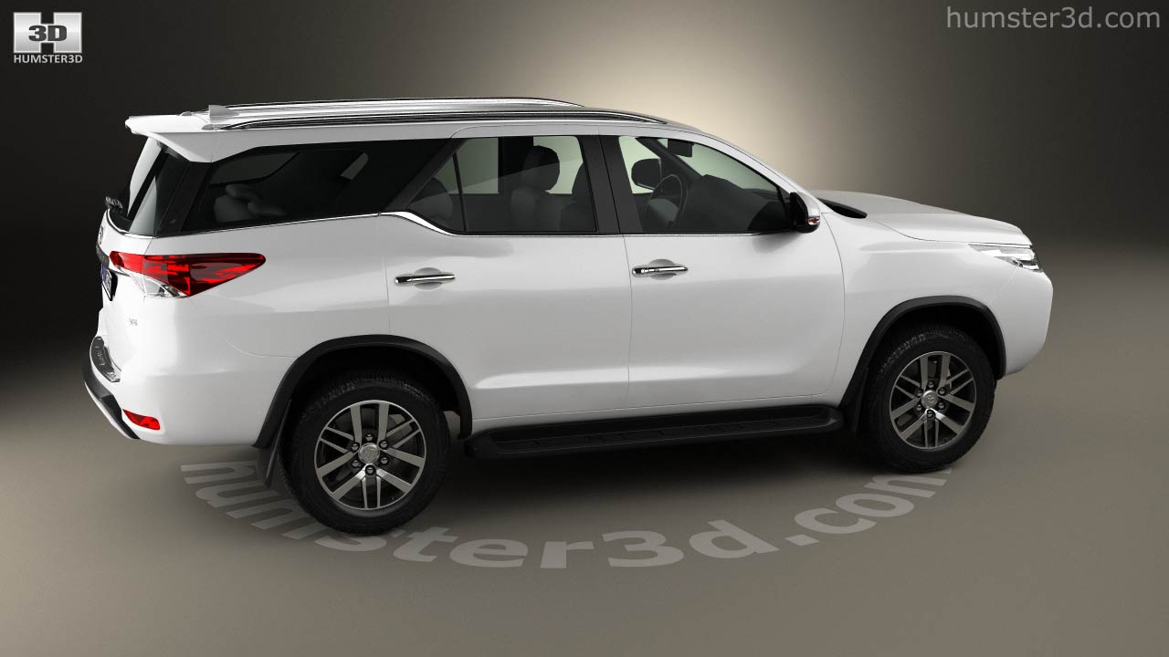 360 view of Toyota Fortuner VXR 2019 3D model - 3DModels store
