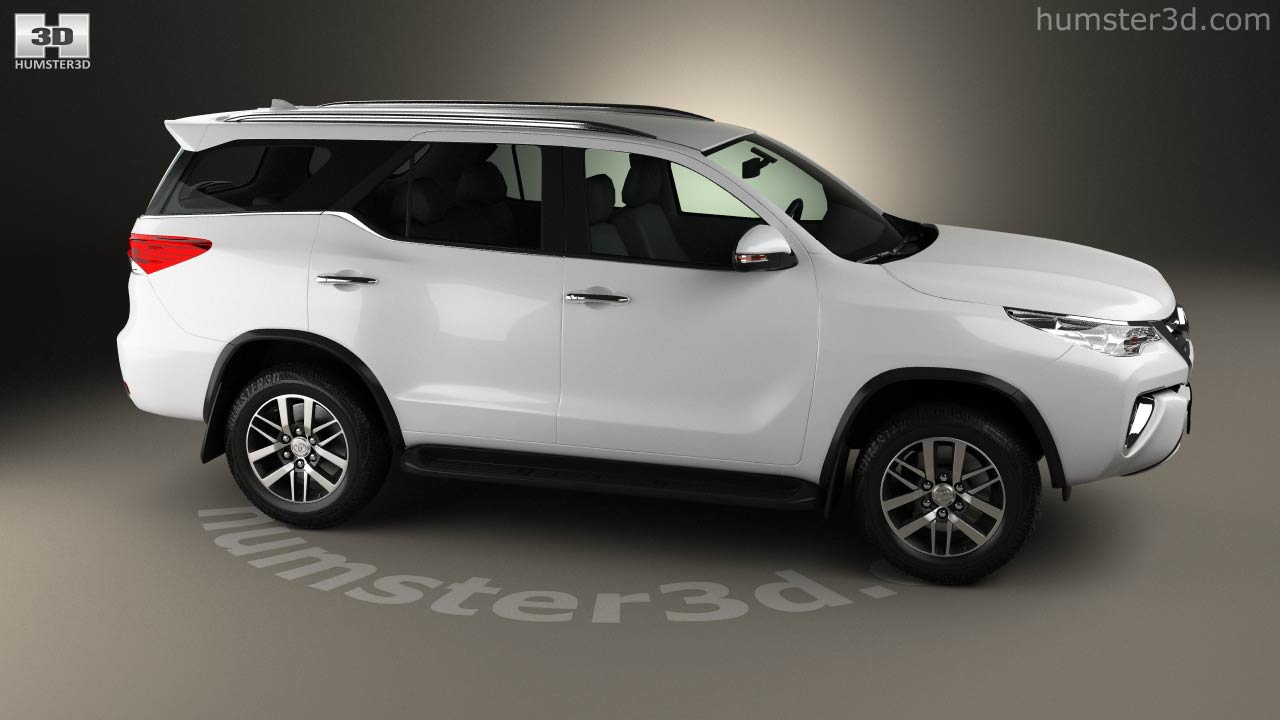 360 view of Toyota Fortuner VXR 2019 3D model - 3DModels store