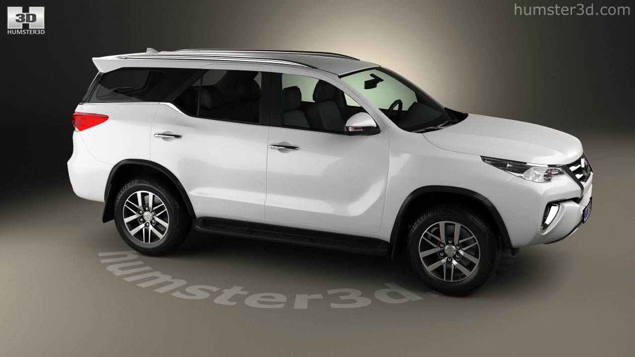 360 view of Toyota Fortuner VXR 2019 3D model - 3DModels store