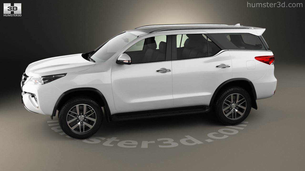 360 view of Toyota Fortuner VXR 2019 3D model - 3DModels store