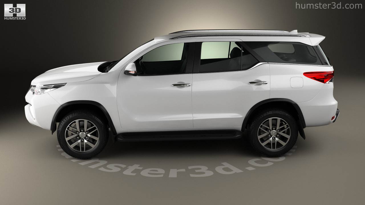 360 view of Toyota Fortuner VXR 2019 3D model - 3DModels store
