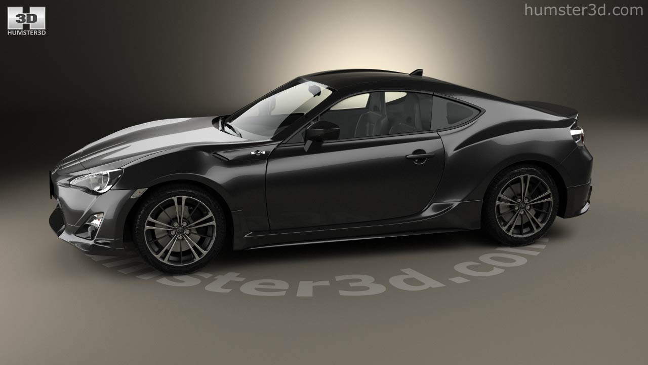 360 view of Toyota 86 GT VTX 2016 3D model - 3DModels store