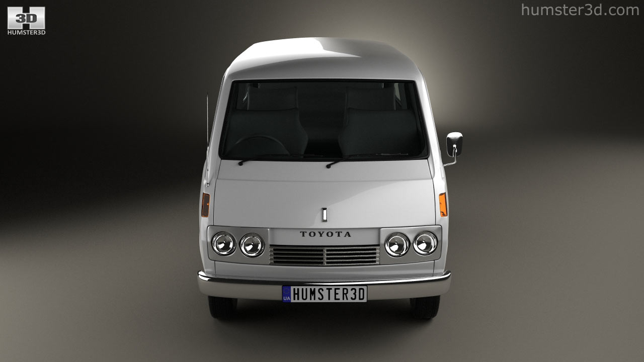 360 view of Toyota Hiace Passenger Van 1967 3D model - 3DModels store