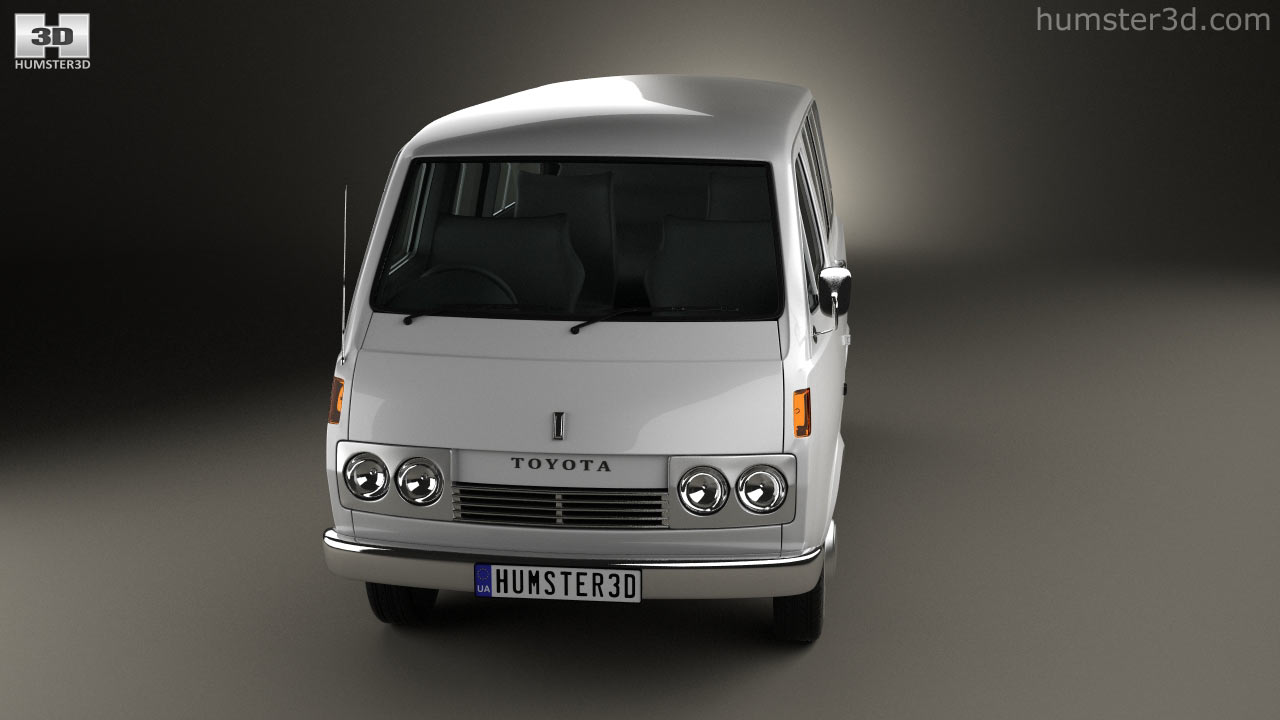 360 view of Toyota Hiace Passenger Van 1967 3D model - 3DModels store