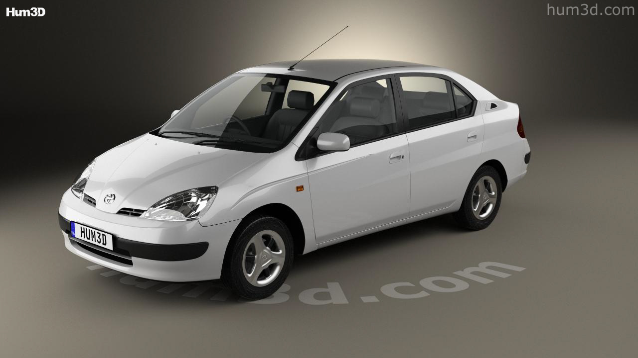 360 view of Toyota Prius (JP) 2000 3D model - 3DModels store