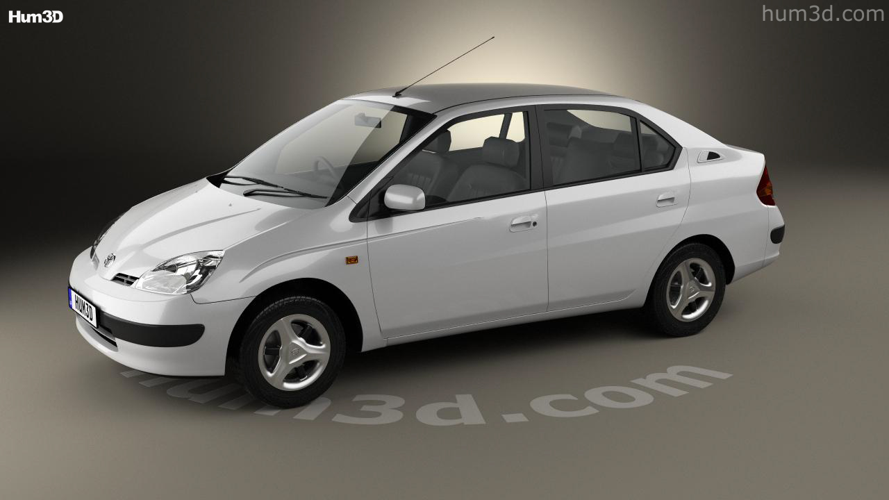 360 view of Toyota Prius (JP) 2000 3D model - 3DModels store